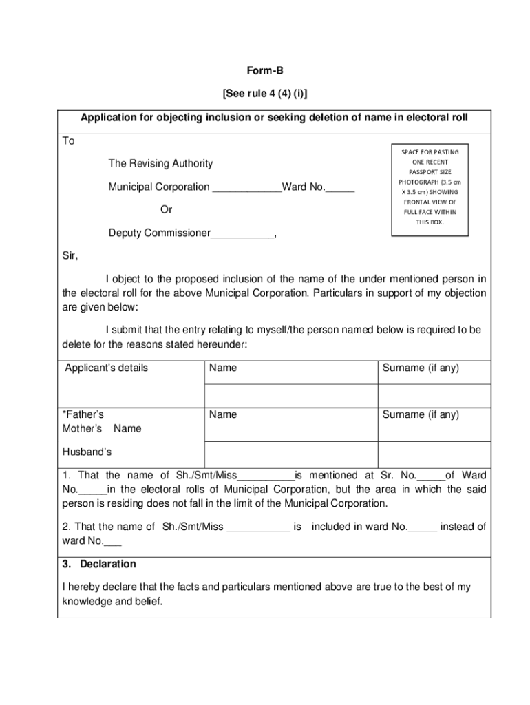 Fillable Online SAMPLE FORM LETTER FOR INCLUSION IN THE LIST OF ...