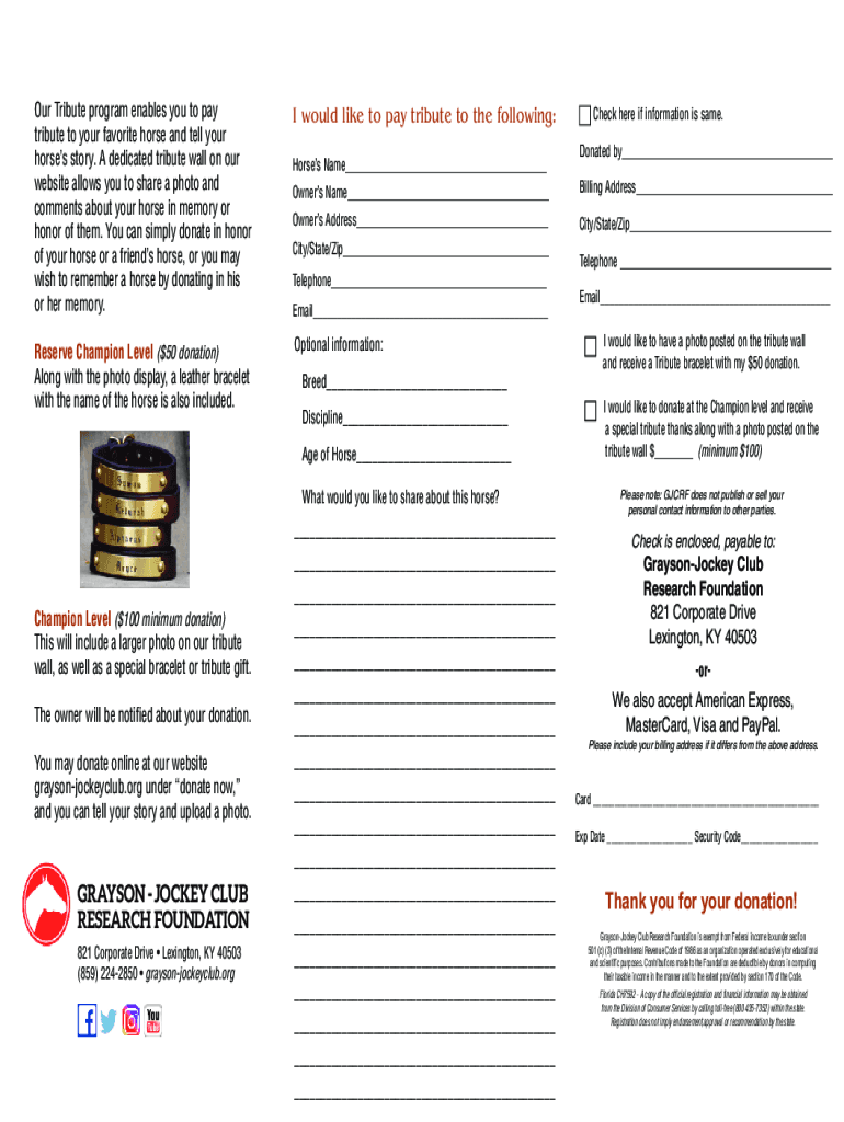 Fillable Online How to Write a Tribute?TributeTributeThese In Memory ...