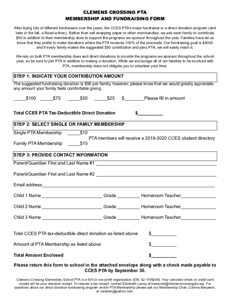 Fillable Online cces hcpss Fillable Online clemenscrossingpta After trying lots of ... Fax Email ...