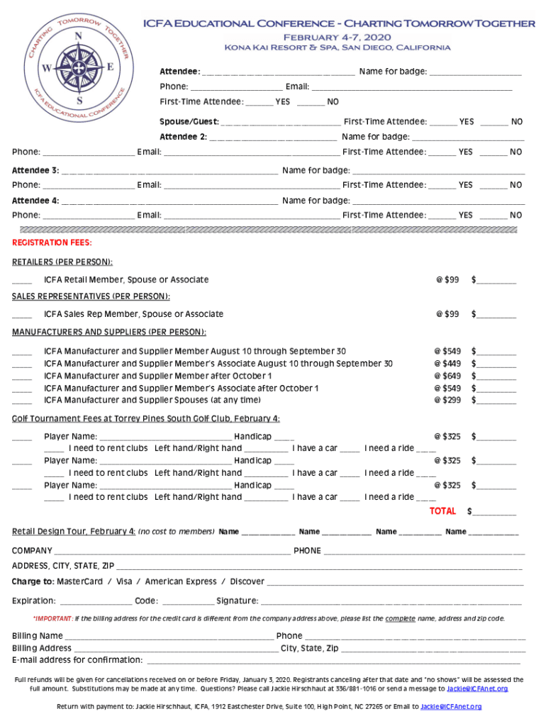 Fillable Online p Check here if you are a first-time Management Forum Attendee. Fax Email Print ...