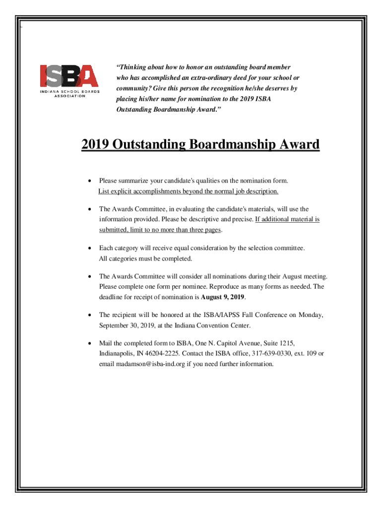 Fillable Online How to Write a Compelling Nomination - citizenship.gov ...