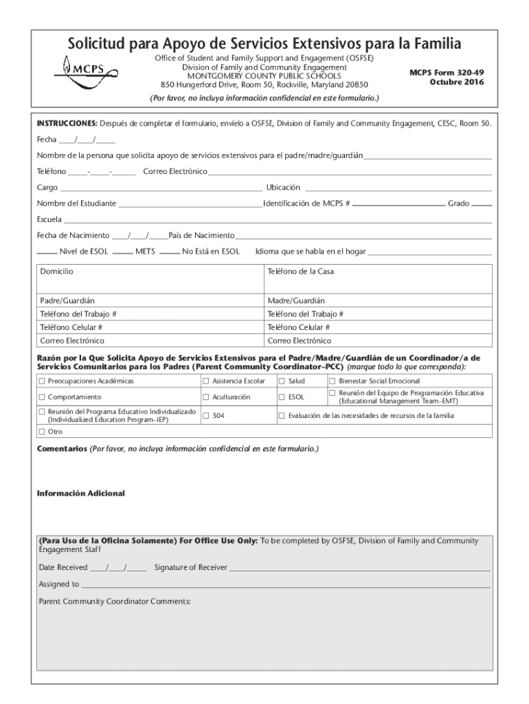 Fillable Online SERVICIOS DE APOYO A LA FAMILIA - performcarenj.org Fax ...