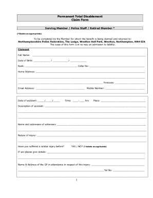 Fillable Online Fillable Online Loss of Use Claim Form - polfed.org Fax ...