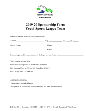 Fillable Online Baseball Sponsorship Letter Template To Get More ...