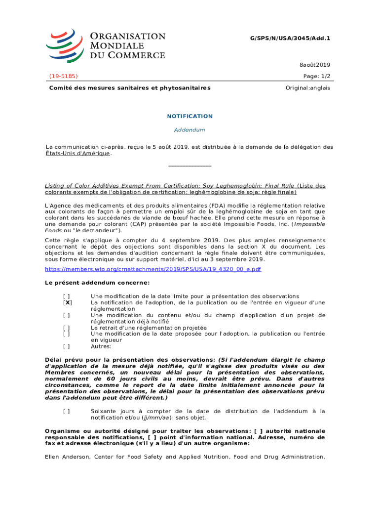 730 Proposal for modifications of to working document ... Doc Template | pdfFiller