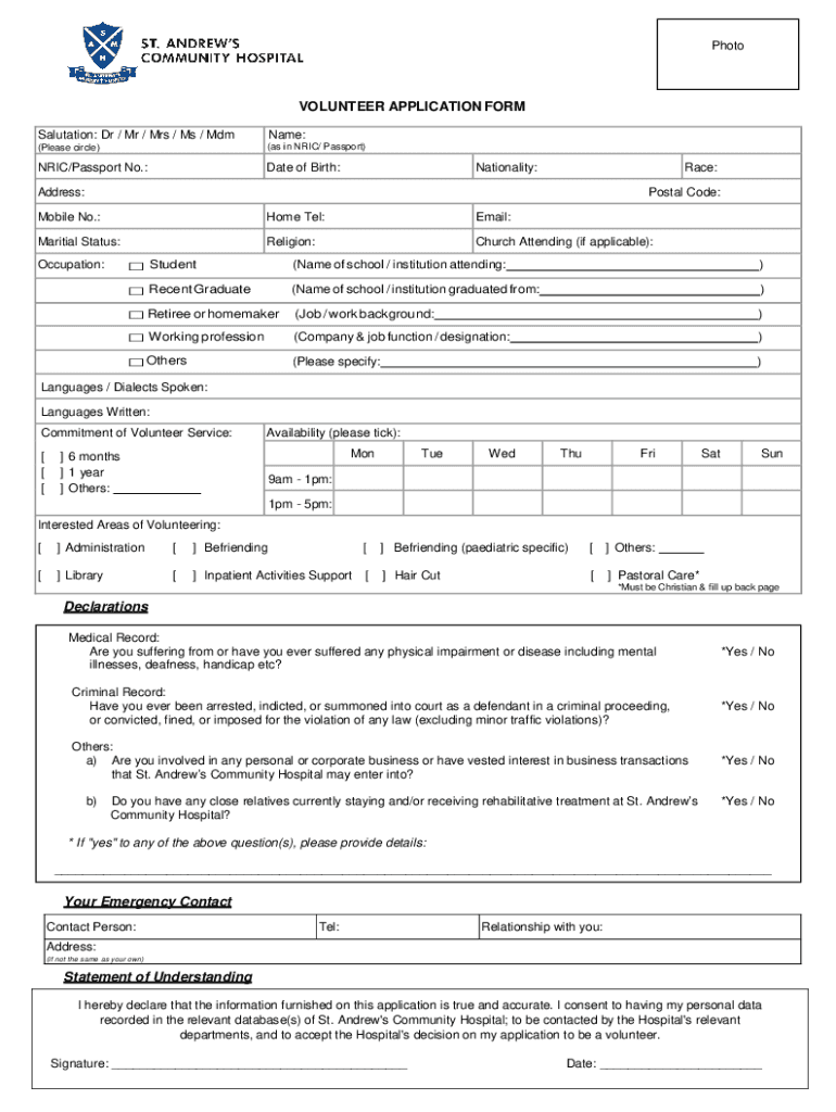 Fillable Online Salutation: Dr / Mr / Mrs / Ms / Mdm Fax Email Print ...