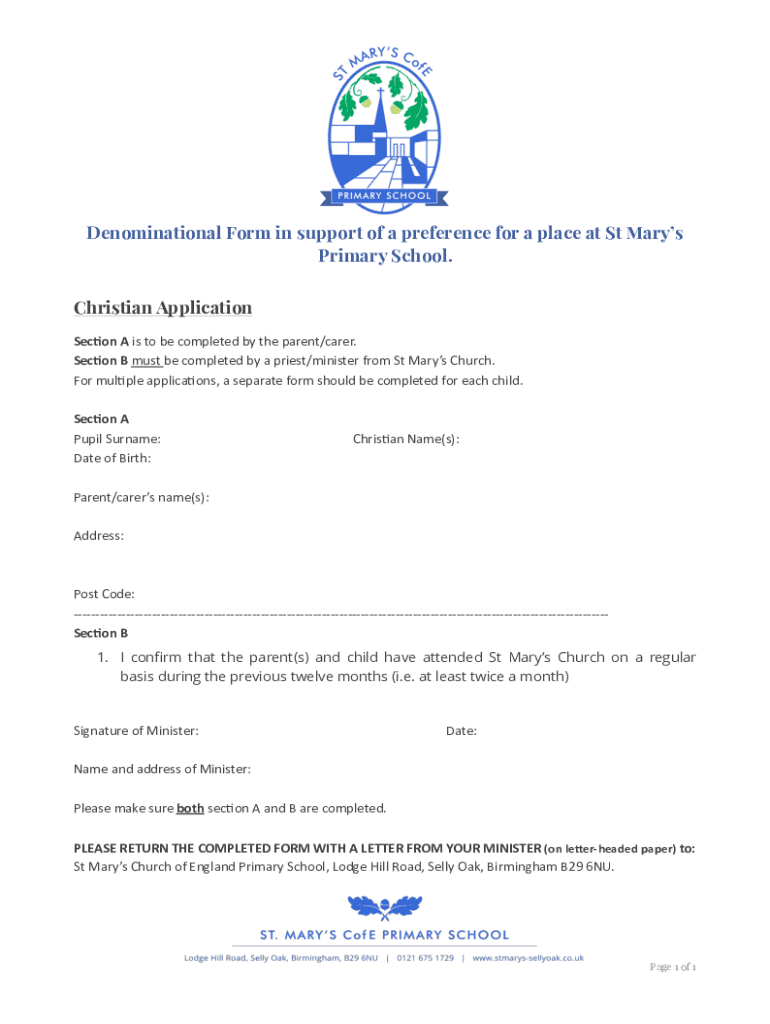 Fillable Online application-form-for-a-faith-based-place Fax Email ...