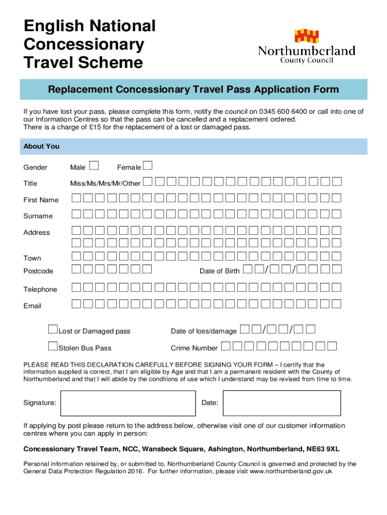 Fillable Online Replacement application form Sep19 Fax Email Print ...