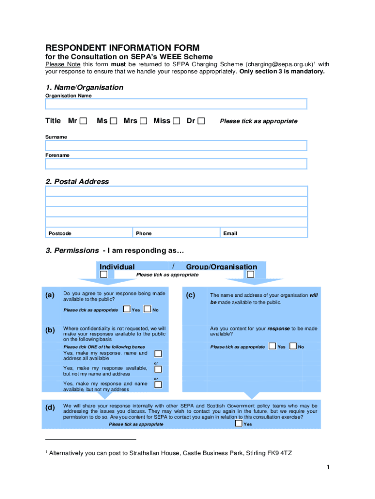 Fillable Online SEPA document templates - Washington State Department ...