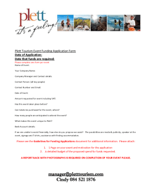 Fillable Online 1 PT-Event-Funding-Application-Form Fax Email Print ...