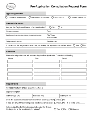 Fillable Online en prescott-russell on Pre-Application Consultation ...