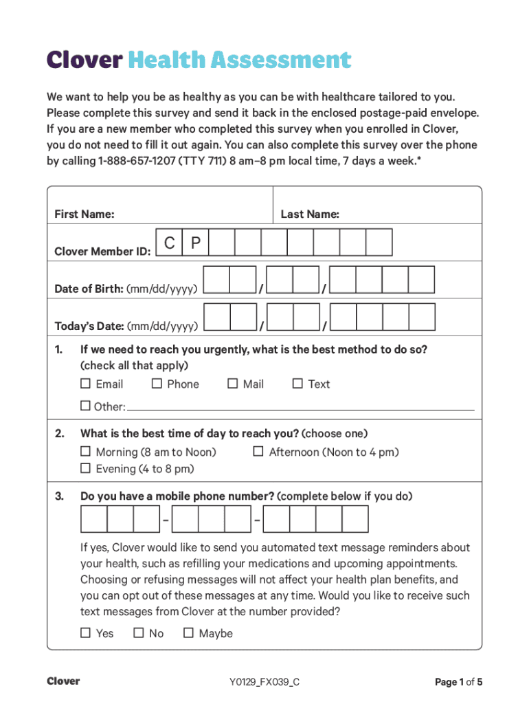 Fillable Online FX039Health Risk Assessment Form (HRA Survey)v3FINAL ...