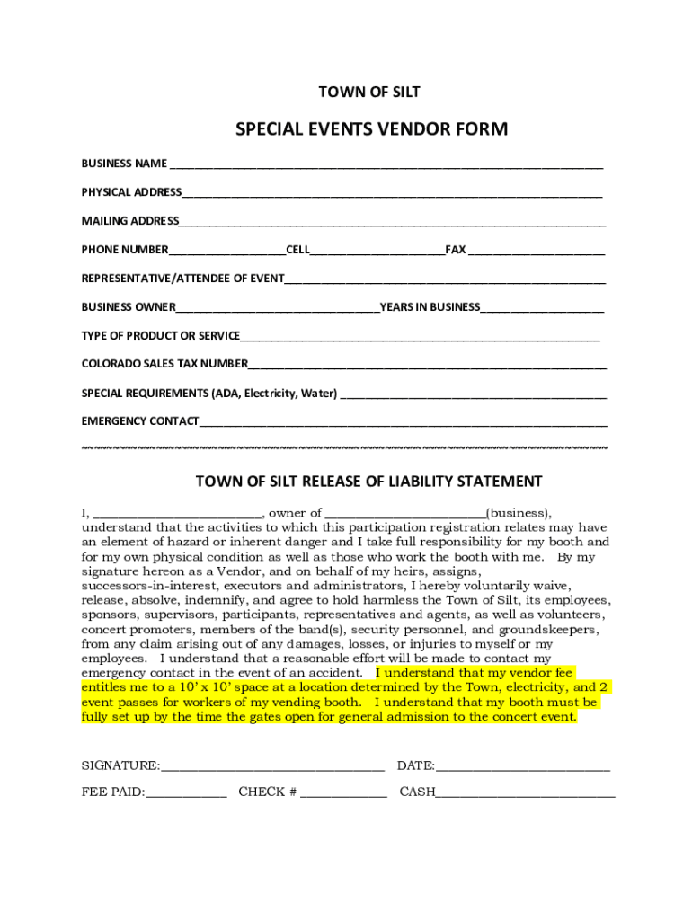 Fillable Online j b5z Town of Silt, Colorado - Business License ...