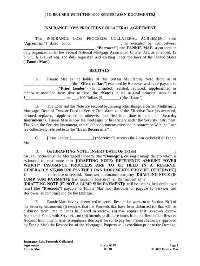 Insurance Proceeds Sample Clauses - Law Insider Doc Template | pdfFiller