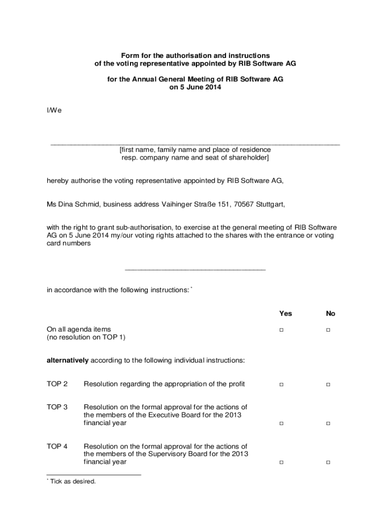 Fillable Online Form for the authorisation and instructions of the ...