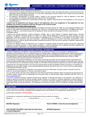 Fillable Online WORKING ELECTRONIC DECLARATION & AUTHORIZATION ...