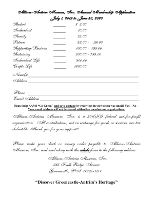 Fillable Online AAM membership letter Fax Email Print - pdfFiller