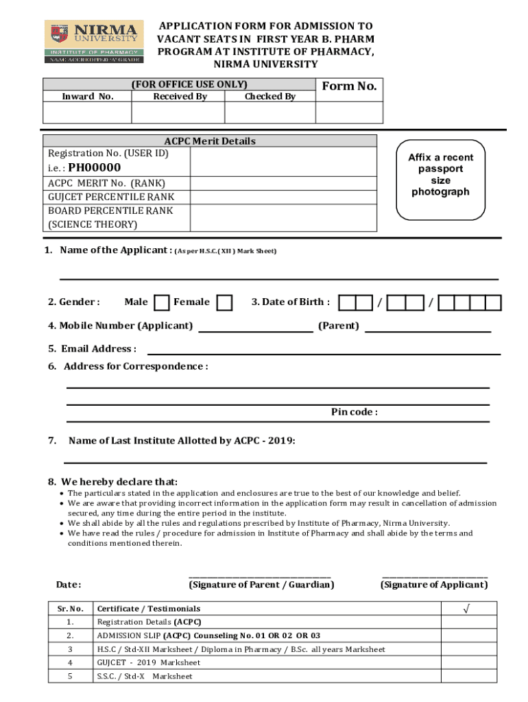 B Pharmacy B Pharm Marksheet - Fill Online, Printable, Fillable, Blank | pdfFiller