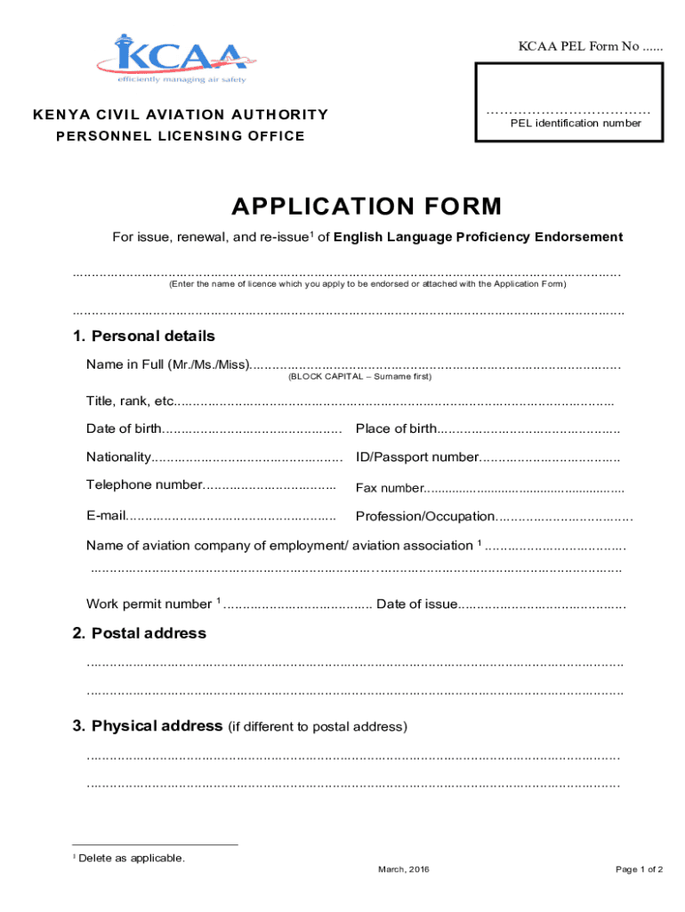 Fillable Online Application Form for English LPR (3).doc Fax Email ...