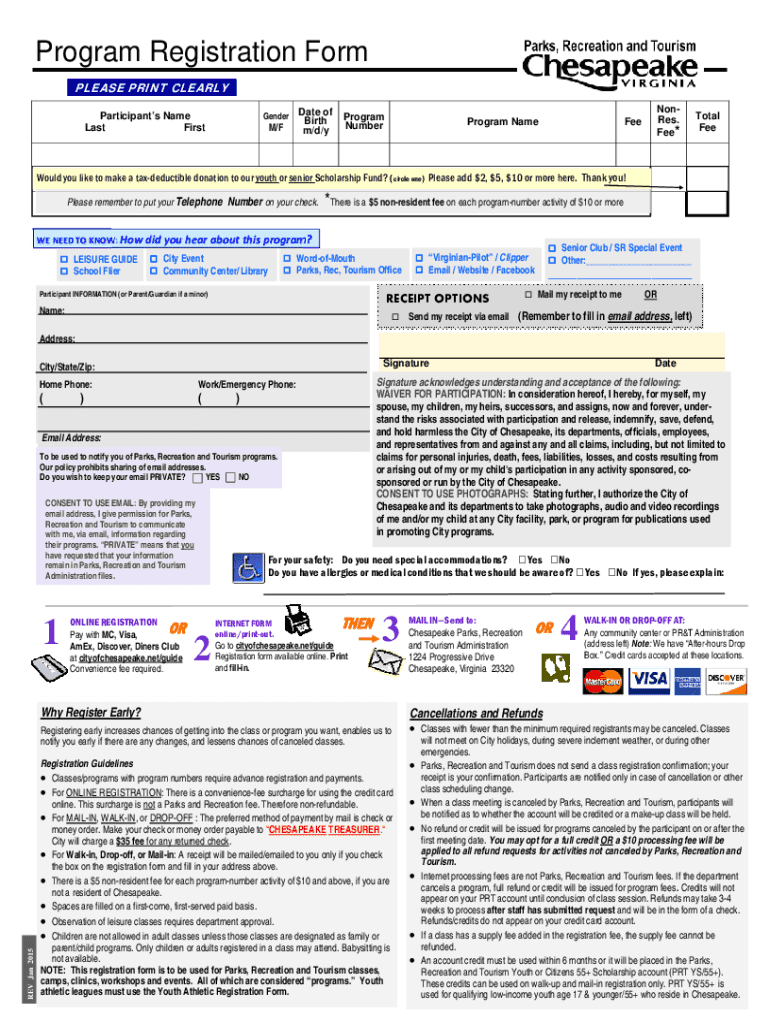 Fillable Online Registration Form - 96 Free Templates in PDF, Word ...