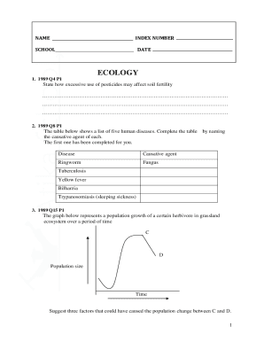 Fillable Online BIOLOGY FORM 4 TOPICAL QUESTIONS AND ANSWERS. BIOLOGY ...