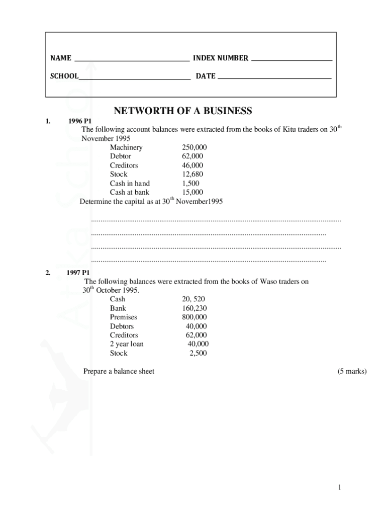 Fillable Online BUSINESS STUDIES FORM 3 TOPICAL QUESTIONS AND ANSWERS ...