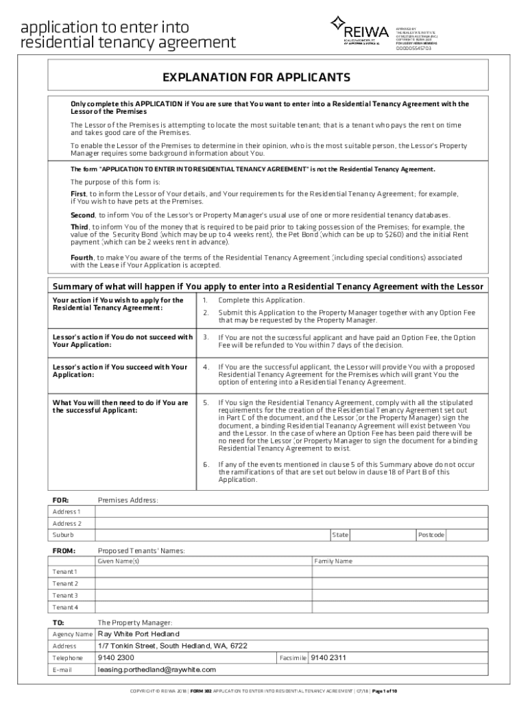 Fillable Online Reiwa Form Application - Fill Online, Printable ...