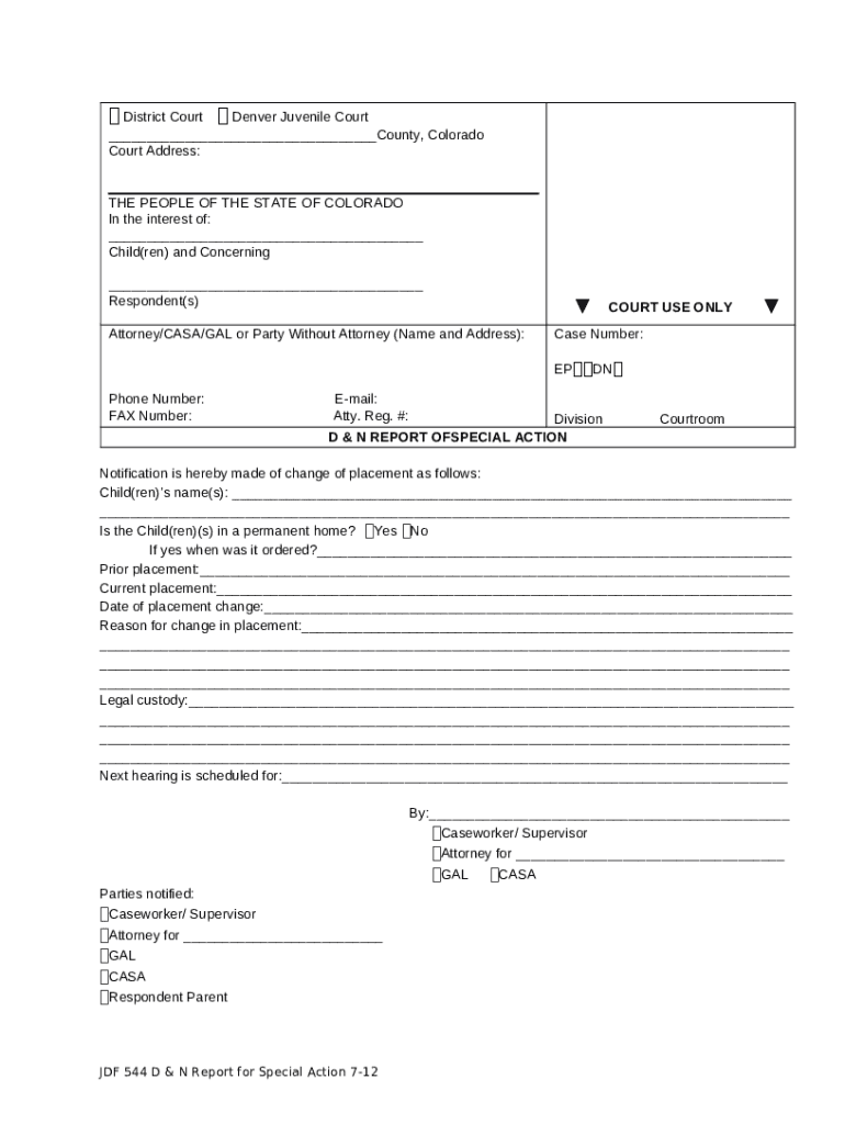 CO Courts Doc Template | pdfFiller