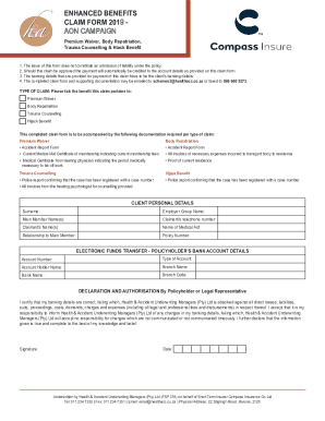 Fillable Online AON Reimbursement Claim and HRA Process for Retirees ...