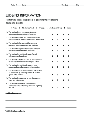 Fillable Online Karaoke Contest Score Sheet - eSign PDF with Electronic ...