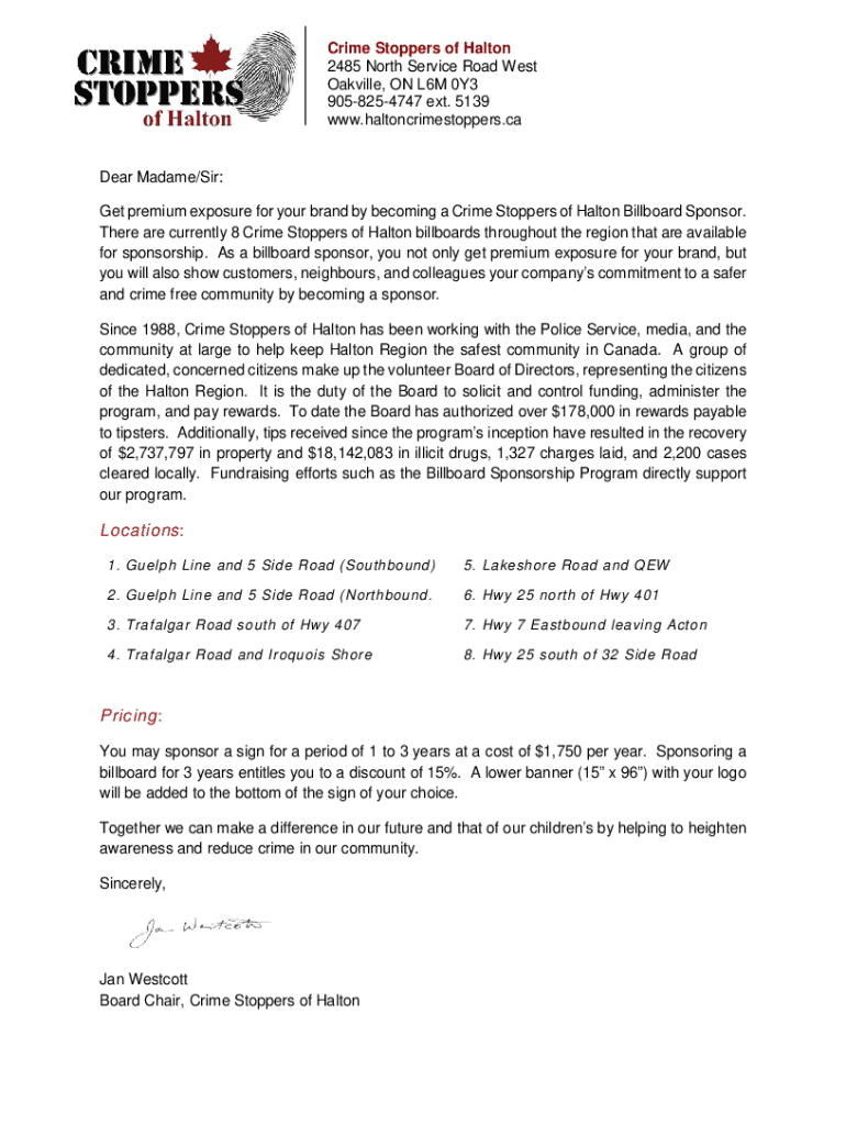 Fillable Online Halton Regional Police Service, 2485 North Service Rd W ... Fax Email Print ...