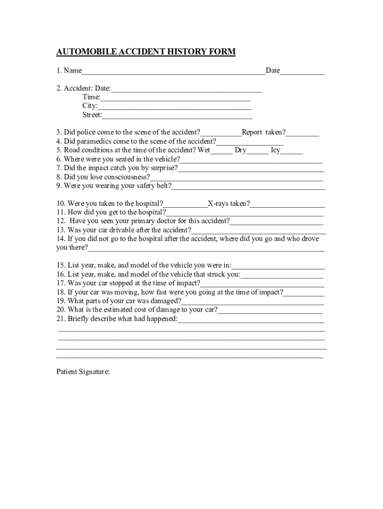 Fillable Online How To Write A Motor Vehicle Accident Report with Pictures Injury Claims And fillable-online-how-to-write-a-motor-vehicle-accident-report-with-pictures-injury-claims-and
