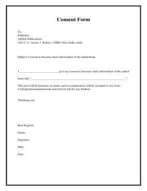 Fillable Online Informed Consent Documents AAOICConsent forms ...