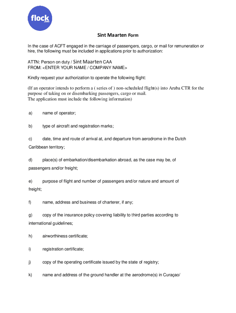 Fillable Online St. Maarten - St-Martin Portal - Introduction to the ...