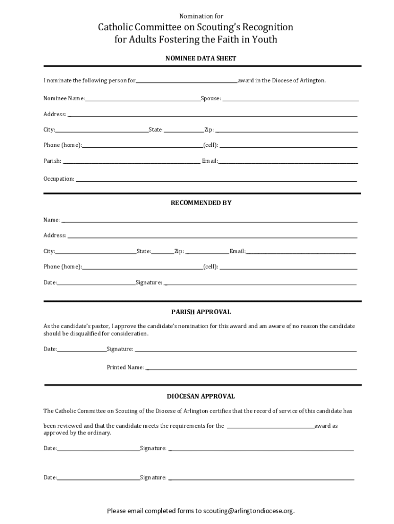 Fillable Online Longtime Scouting service leads to prestigious ...