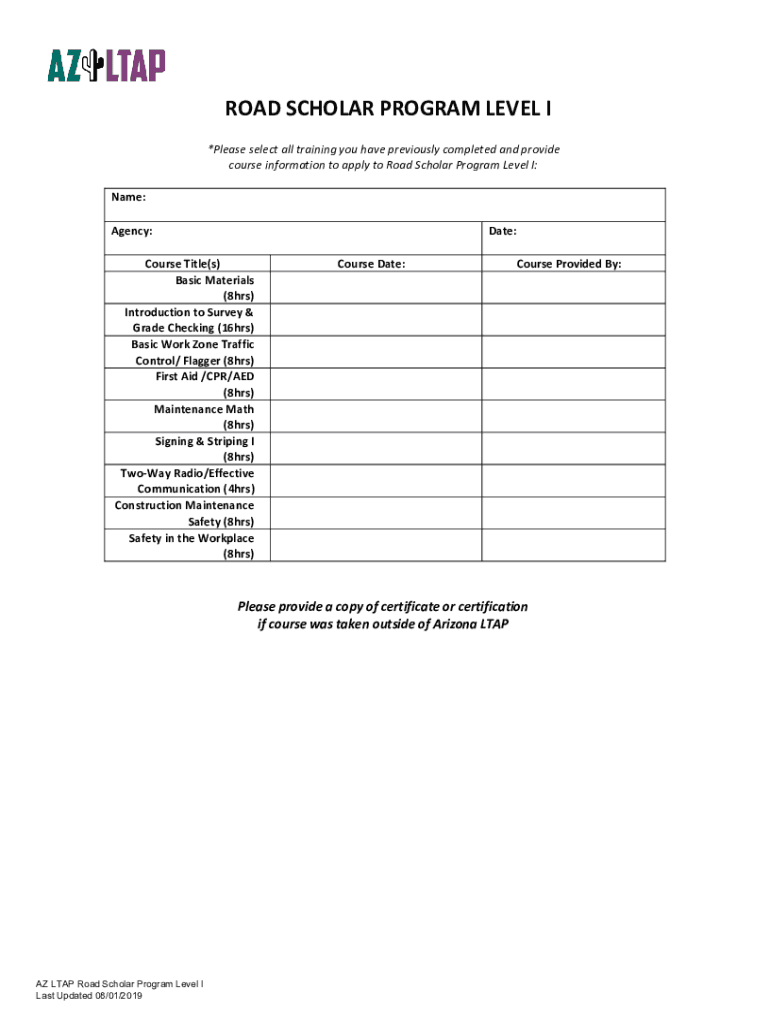 Fillable Online Road Scholar Enrollment Form Fax Email Print - pdfFiller