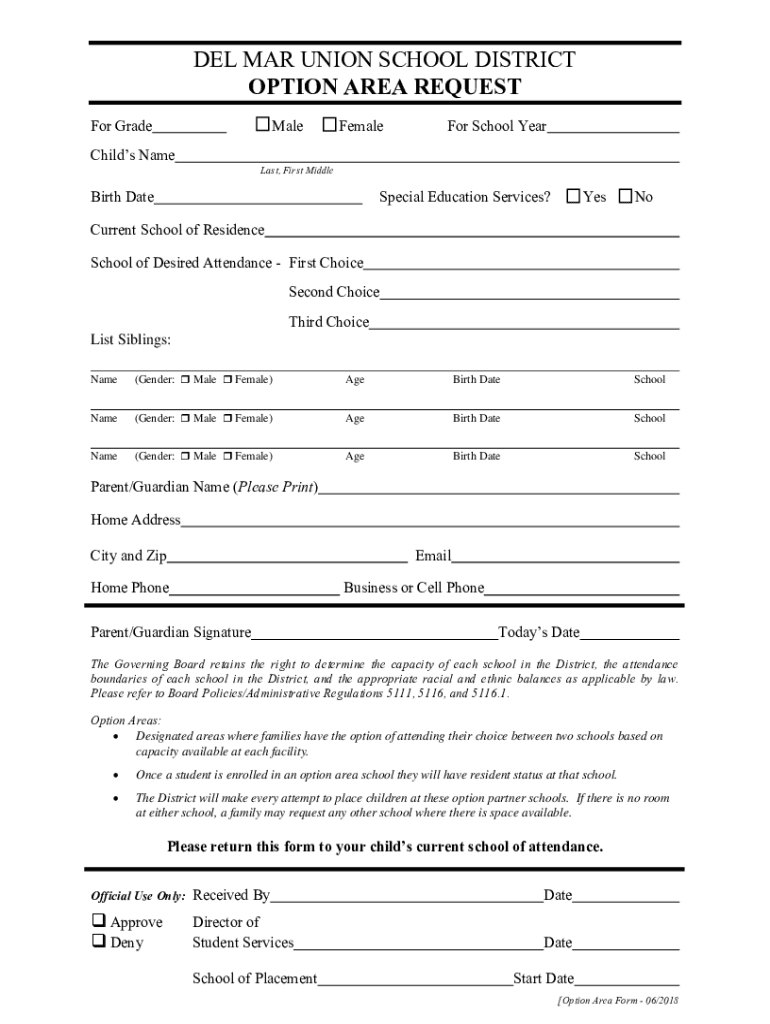 Fillable Online District School Boundary Maps - Del Mar Union School ...