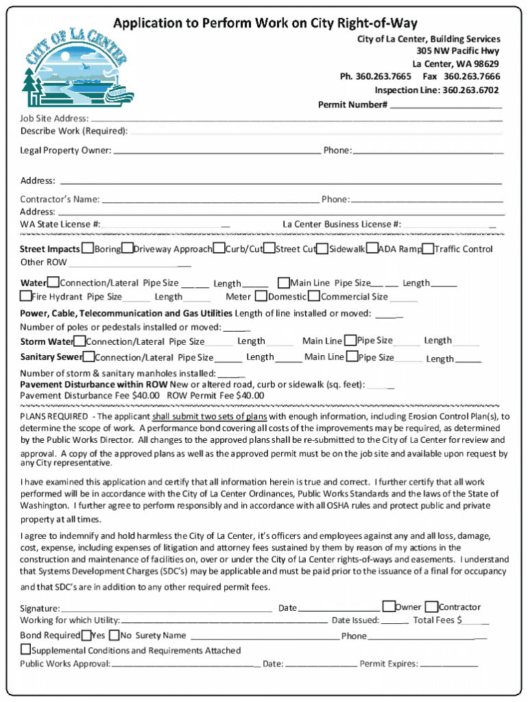 Fillable Online Fillable Online Master Permit Application ...