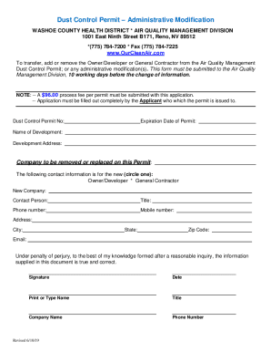 Fillable Online Air Quality Forms and Applications - Washoe County ...