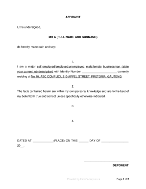 Fillable Online (PROOF OF RESIDENTIAL ADDRESS) Doc TemplatePDFfiller ...
