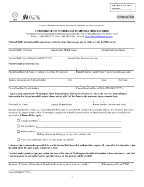 Fillable Online 19 Printable state immunization records Forms and ...