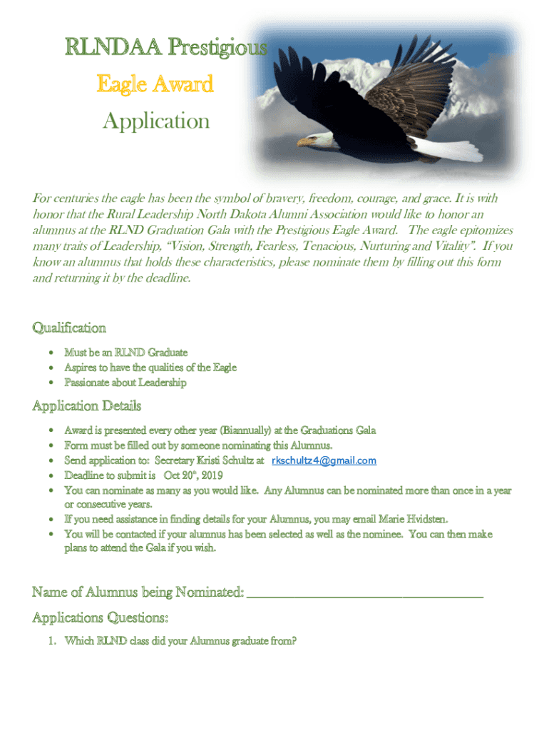 Fillable Online Eagle Award History - The National Eagle Scout Association Fax Email Print ...