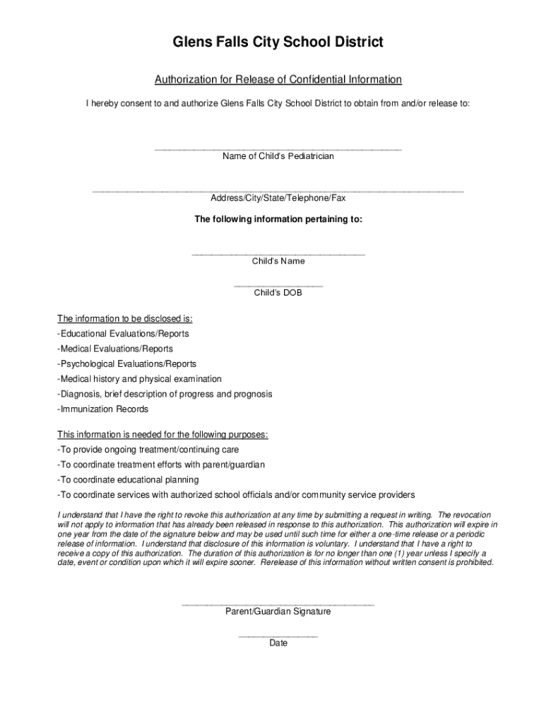 Fillable Online Authorization-Release-Confidential-Information Fax ...