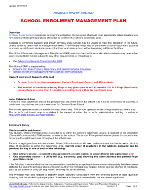 Fillable Online ormeauss eq edu STRATEGIC ENROLLMENT MANAGEMENT PLAN ...