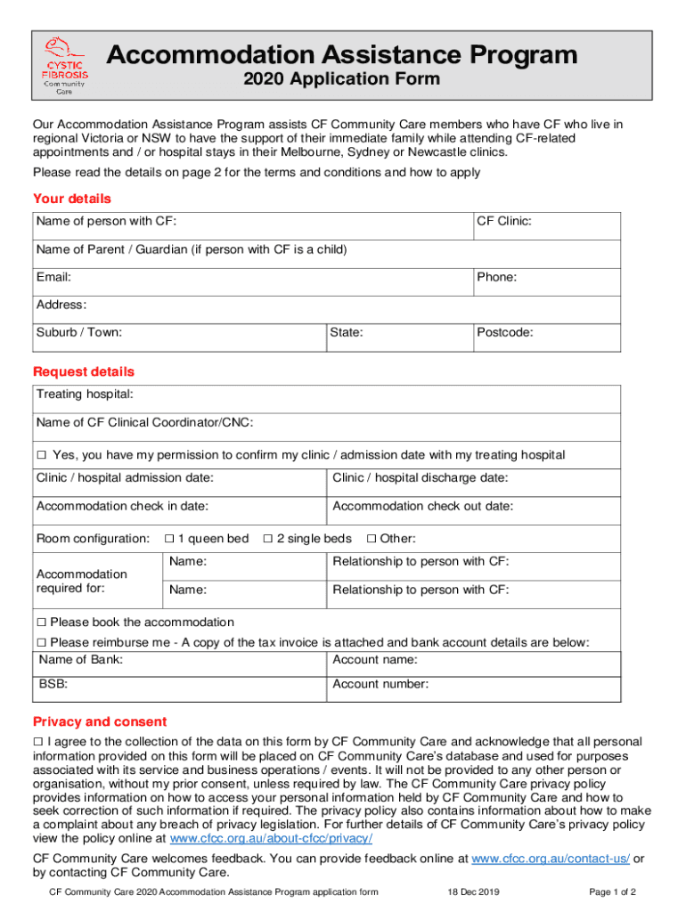 Fillable Online VA Family Caregiver Assistance ProgramVeterans ...