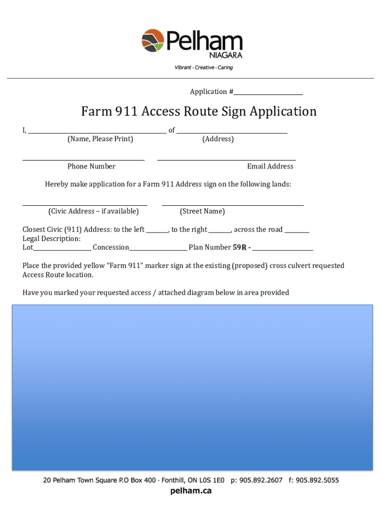 Fillable Online 911 Address Application Form TemplateJotForm Fax Email ...