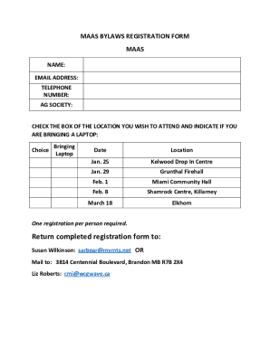 Fillable Online Jan 22 20 - Blank Registration form Fax Email Print ...