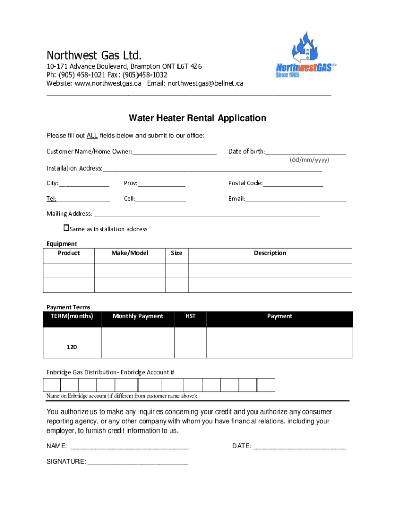 Fillable Online NWT APPLICATION FORMULAIRE D ... - Northwest ...