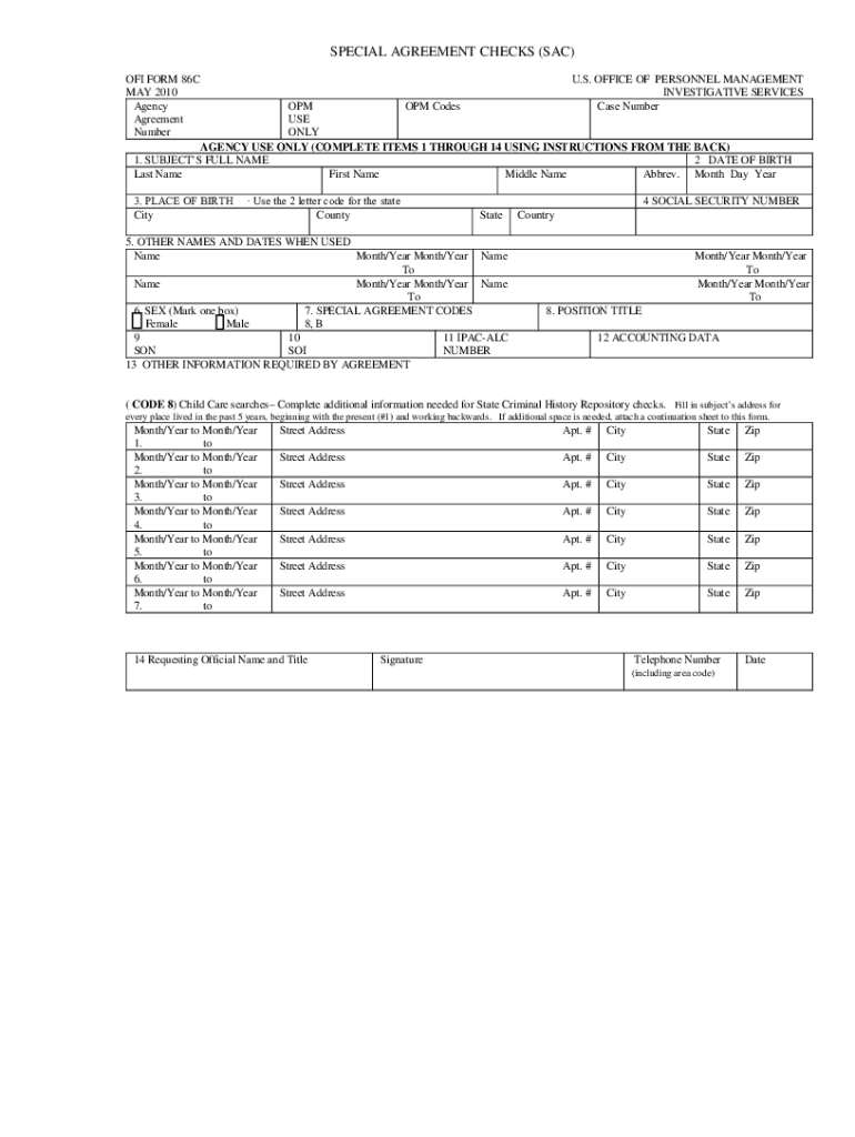 Ofi 86c - Fill Online, Printable, Fillable, Blank | pdfFiller