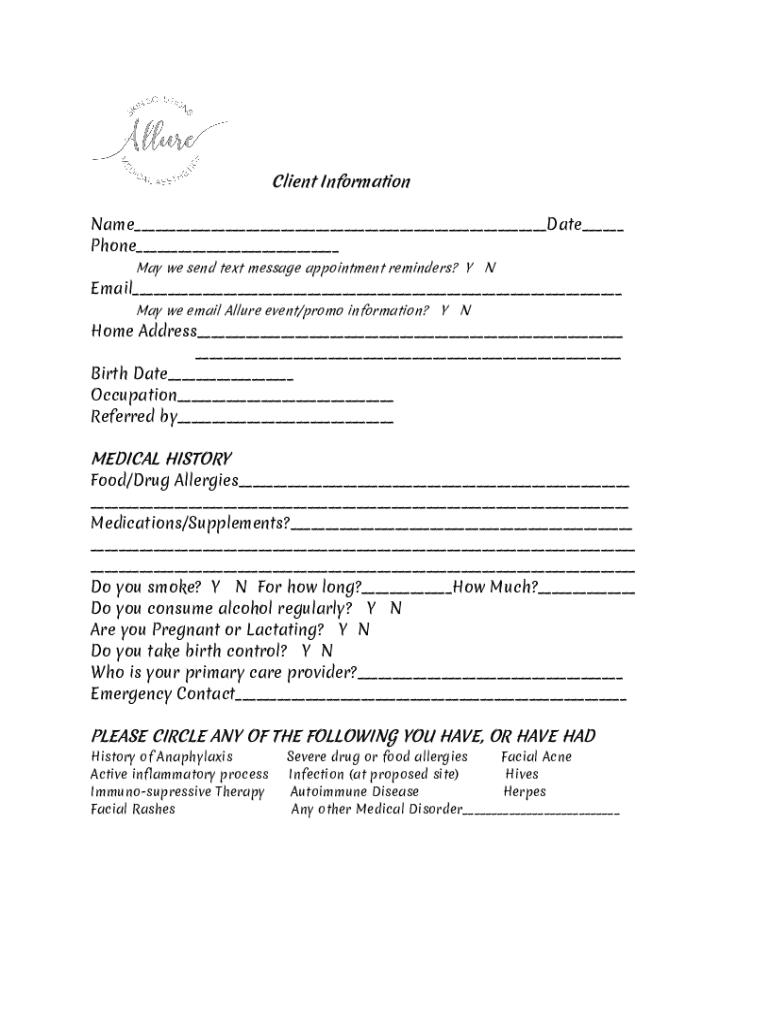 Fillable Online Text Templates for Appointment Reminders and ...